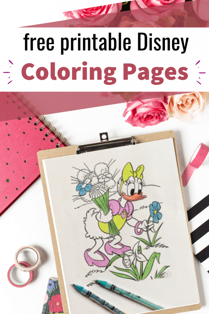 Free Printable Disney Coloring Pages for Kids (and some for adults!)