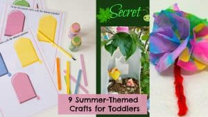 16 Summer Arts and Crafts for Toddlers and Preschoolers