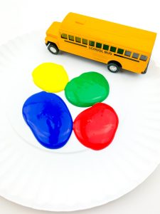 School Bus Art Project for Toddlers & Preschoolers