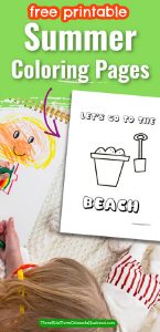 Free Printable Summer Coloring Pages for Preschoolers