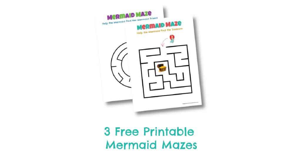 Free Printable Mermaid Mazes