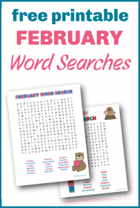 February Word Search Free Printable (2026)