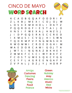 Free Printable Cinco de Mayo Word Searches (2024)