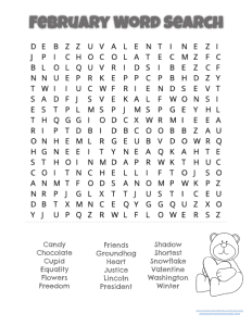 February Word Search Free Printable (2024)
