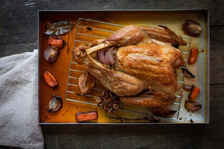Perfect Roasted Turkey With Vegetables - Three Kids, Three Cats, and a ...