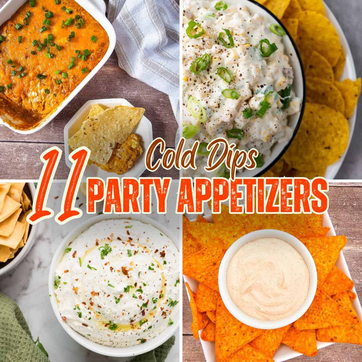Chill & Serve: 11 Cold Dips Perfect for Party Appetizers - Three Kids ...