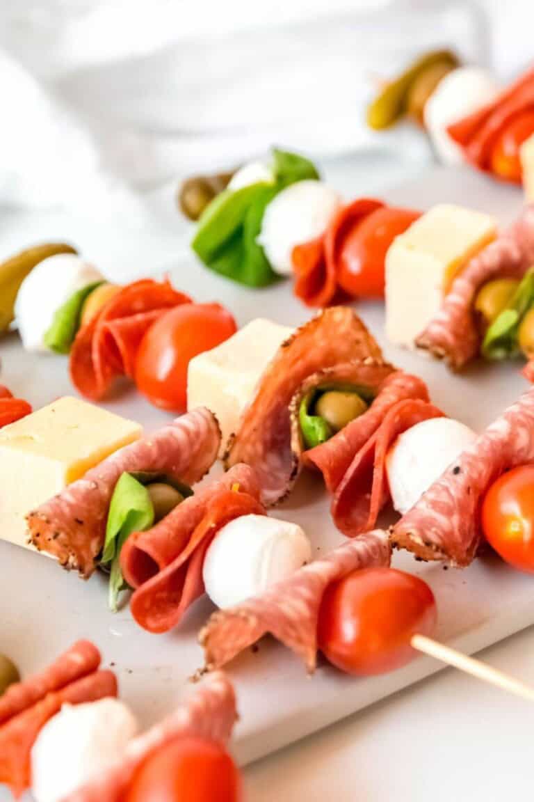 25 Easy Skewer Recipes That Make Great Party Appetizers - Three Kids ...