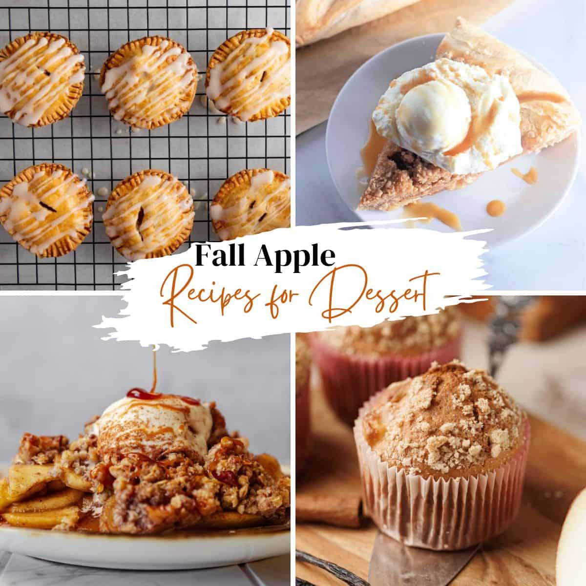 10 Fall Apple Recipes for Dessert - Three Kids, Three Cats, and a Husband