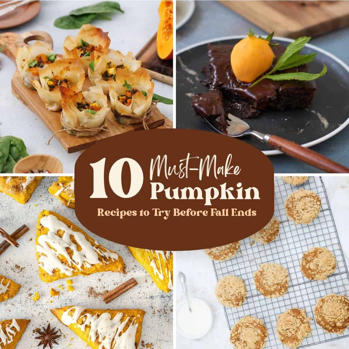 10 Must-Make Pumpkin Recipes to Try Before Fall Ends - Three Kids ...